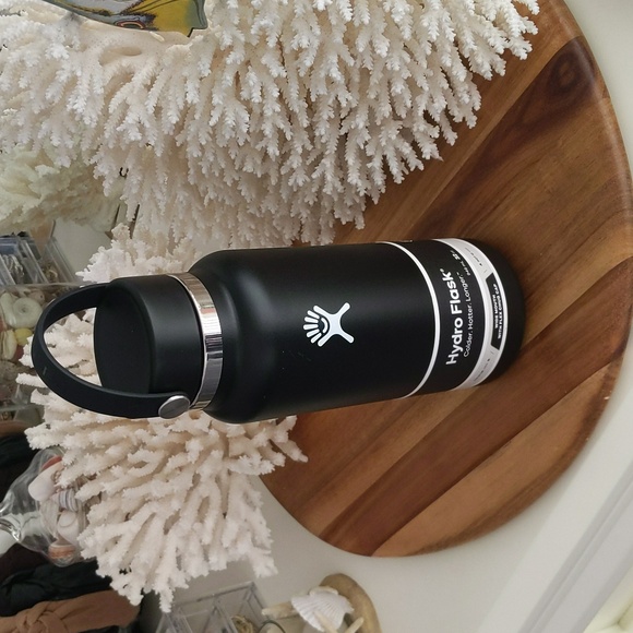 Hydro Flask | Dining | Hydro Flask Nwtblack 32 Oz Wide Mouth Authentic ...